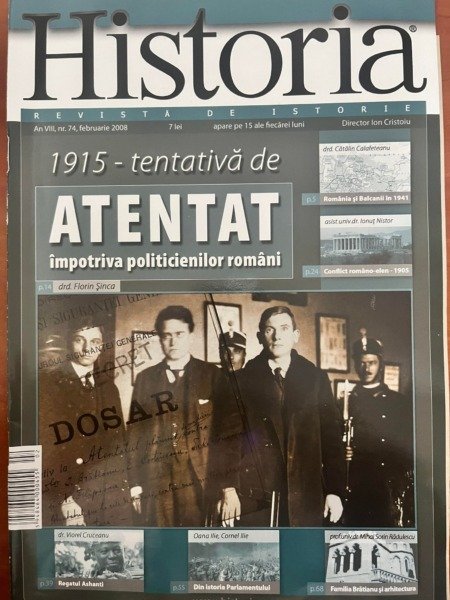 Revista Historia (an VIII, nr. 74, februarie 2008) - Anticariatul Online